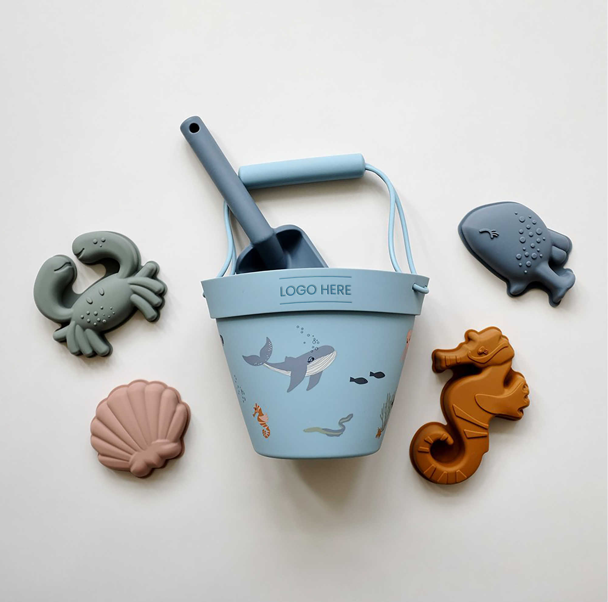 Silicone Toy Beach Bucket - Endless Fun, Perfect for Playful Adventures
