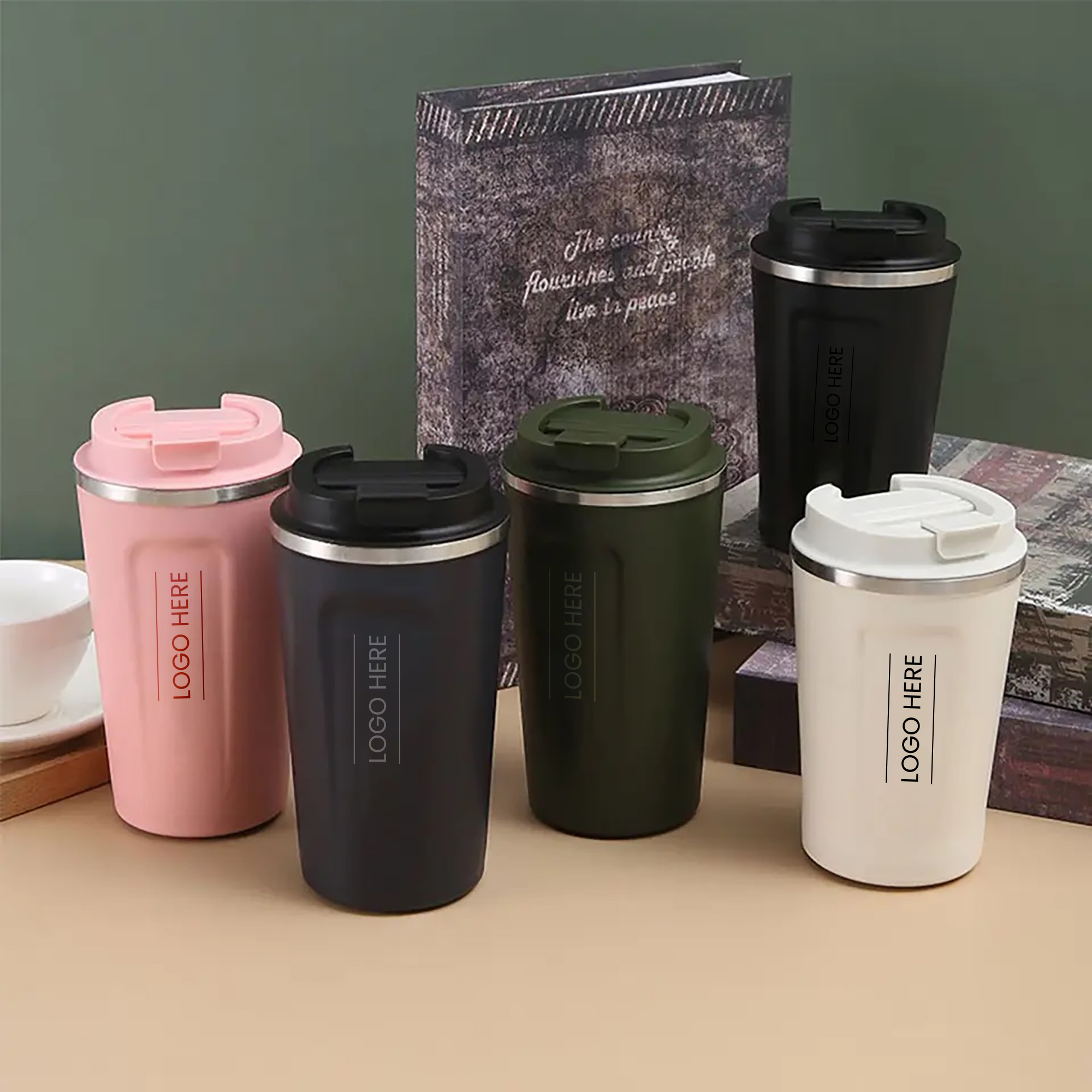 Stainless Steel Leak Proof Travel Coffee Mug | Creative Mind & Design